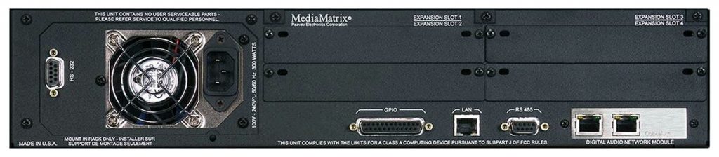 NION® nX CobraNet® – Peavey Commercial Audio