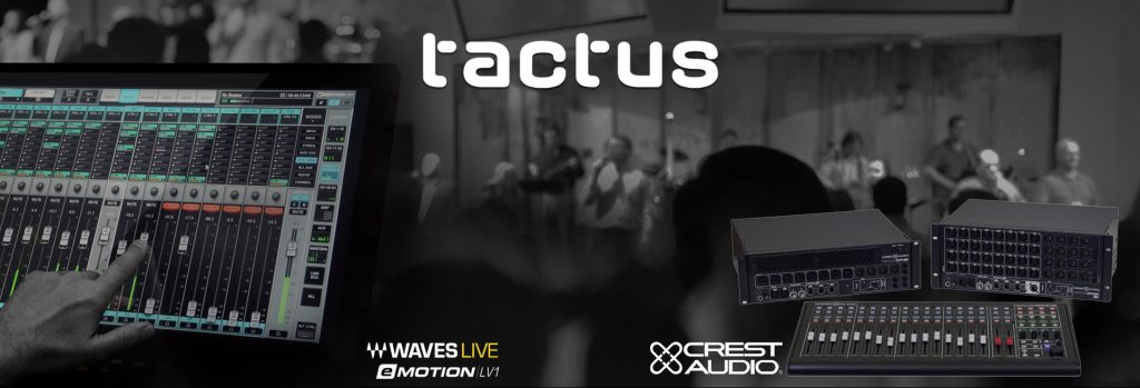 Crest Audio® Tactus™.Control Expands to Support WAVES eMotion LV1 v12 ...