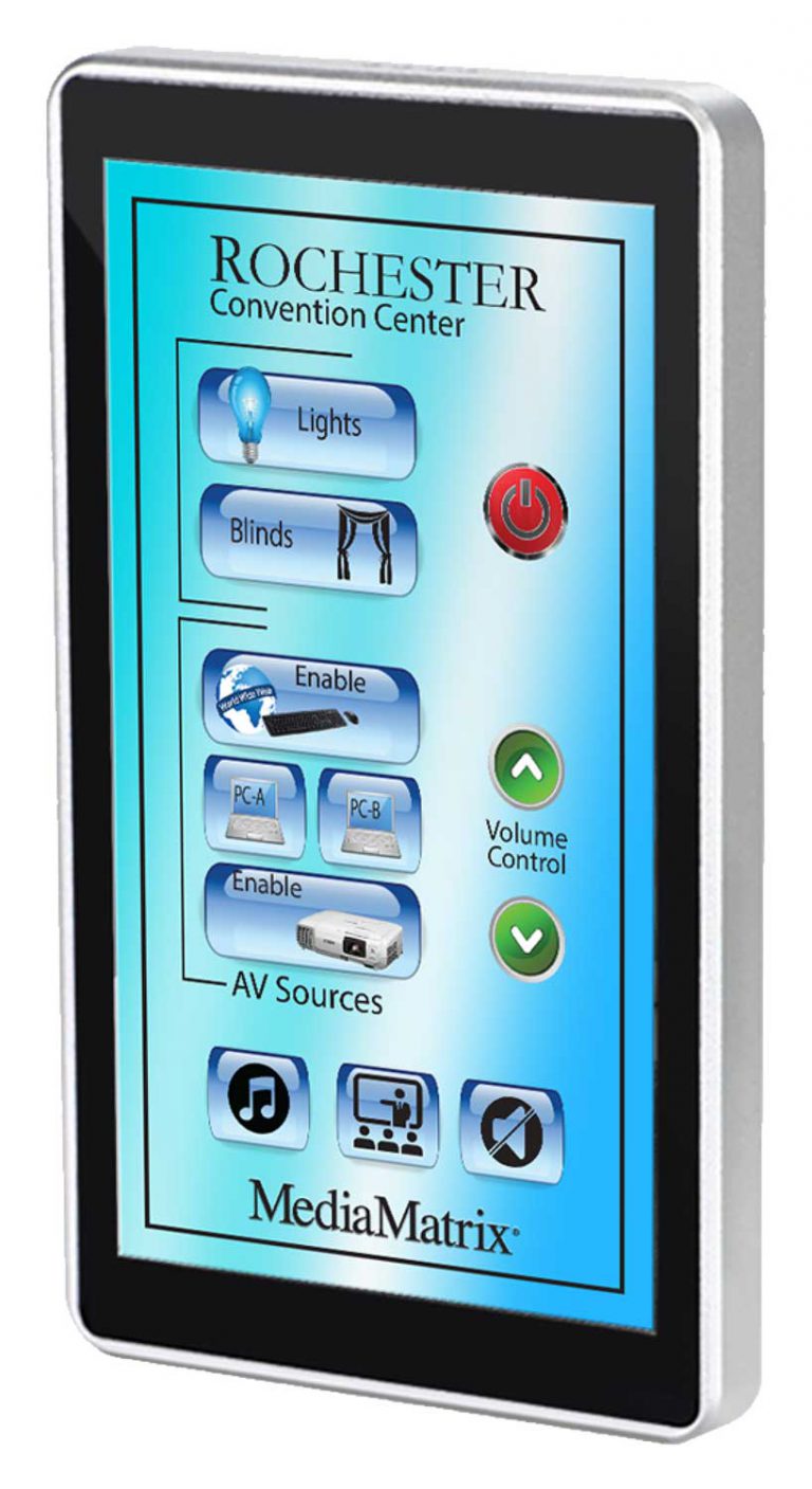 MediaMatrix Touch Control Panels – Peavey Commercial Audio