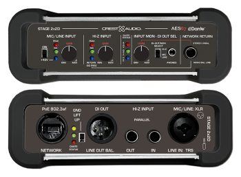 Peavey Commercial Audio® Powers Up Crest Audio Stage™ 2x2D DI Network ...