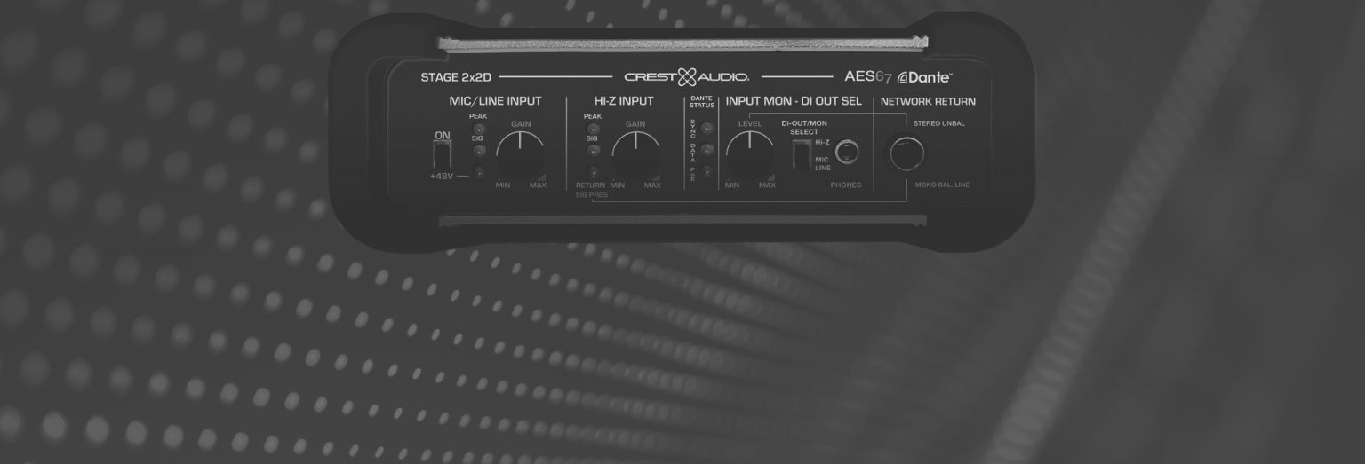 Peavey Commercial Audio® Powers Up Crest Audio Stage™ 2x2D DI Network ...