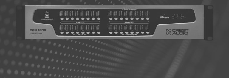 Crest Audio® Debuts the PCX™ 1616 Digital Audio Matrix Processor ...