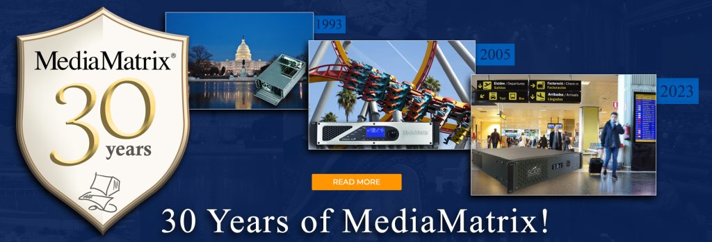 MediaMatrix® Marks Three Decades of Excellence in Professional Audio ...
